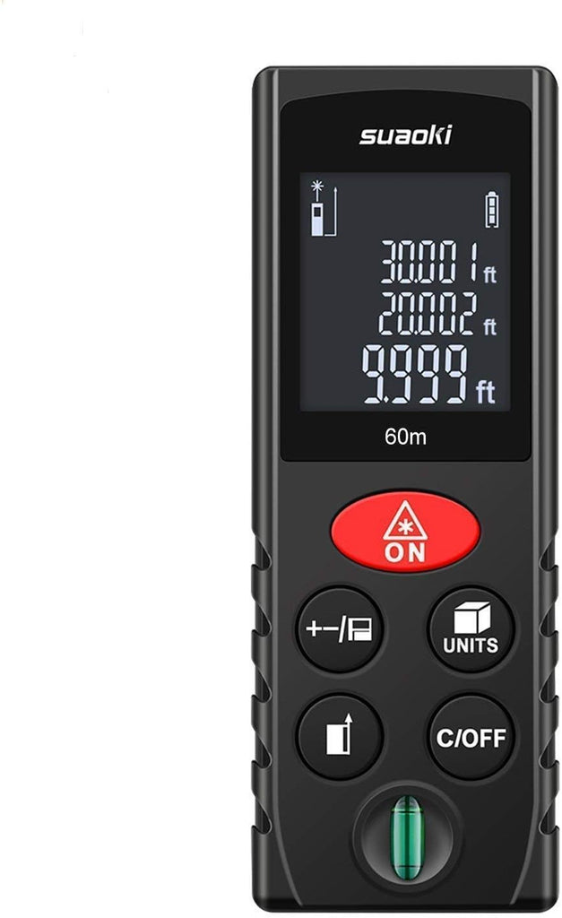 SUAOKI Laser Distance Meter 60M//197ft, Multi Function Laser Measuring – AJMart.PK