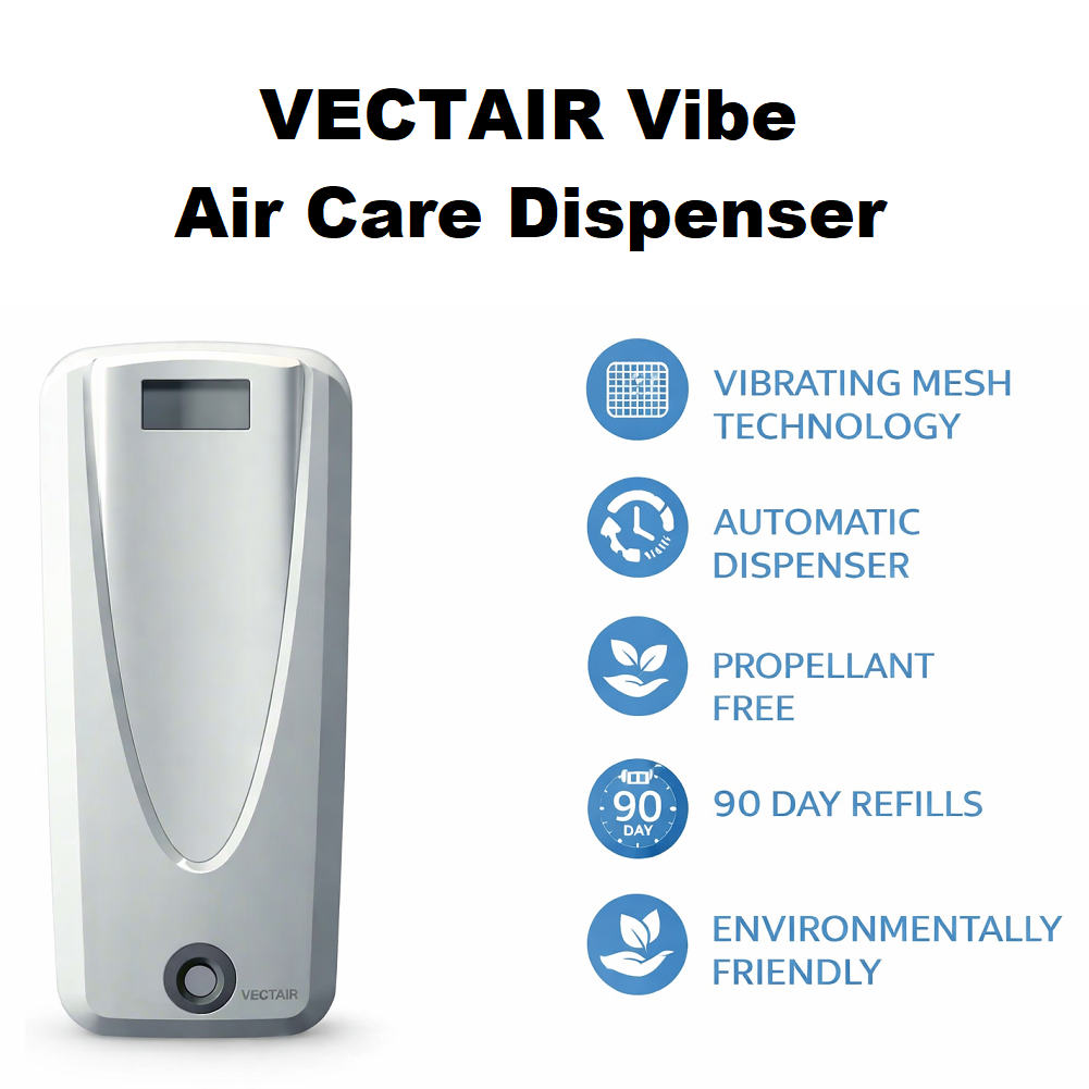 Vectair Vibe® Aircare Freshener Dispenser, Automatic Odour Control Sys ...