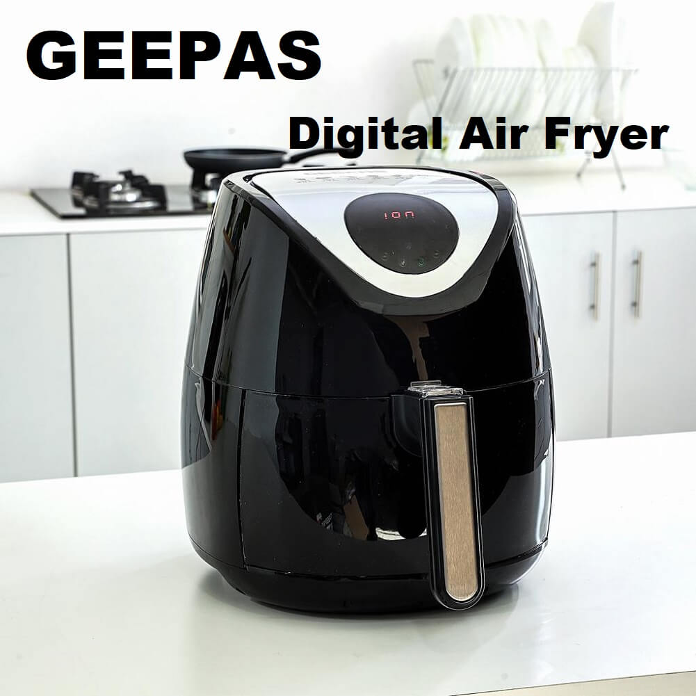 GEEPAS Digital Air Fryer Touch Screen with 60M Timer 1500W 3.5L - Impo ...