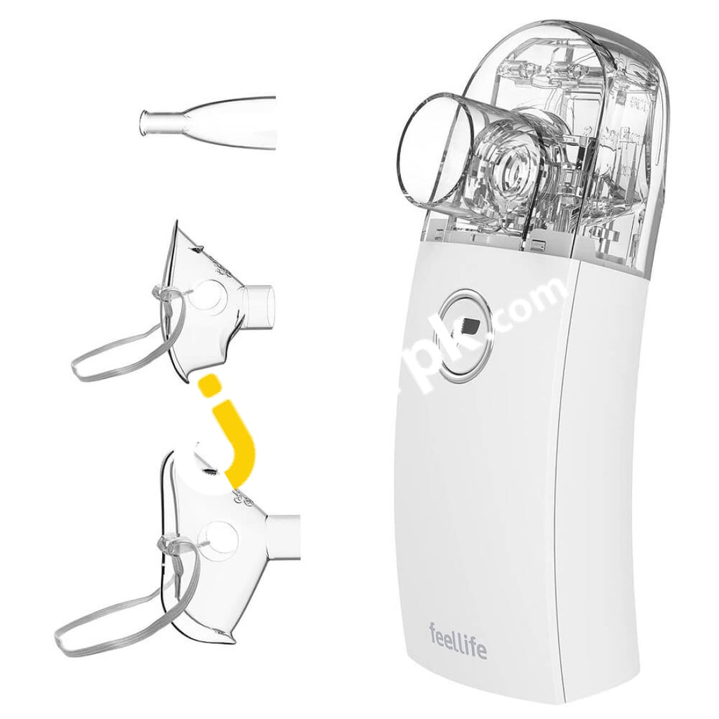 FEELLIFE Portable Mesh Nebulizer, Effective Inhaler for Respiratory Di ...