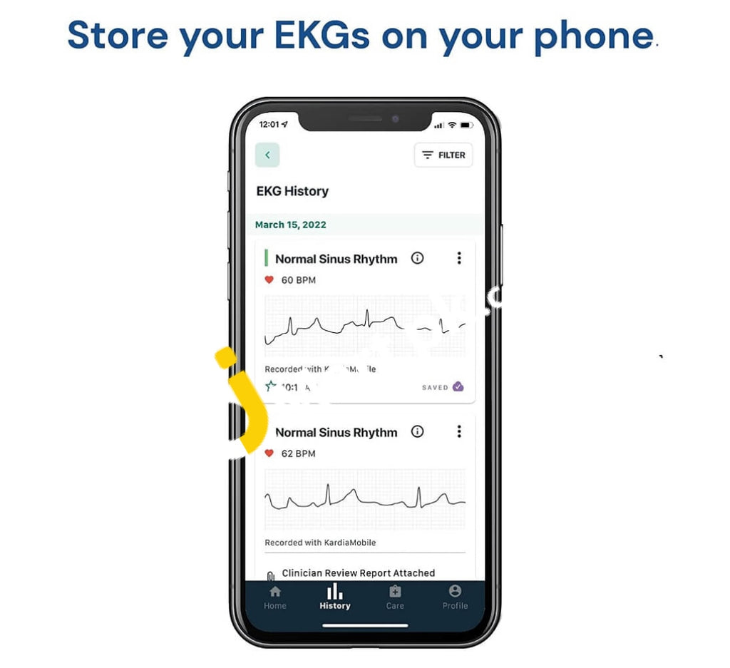 KardiaMobile® Take an EKG anytime, anywhere, Single Lead Personal EKG – AJMart.PK