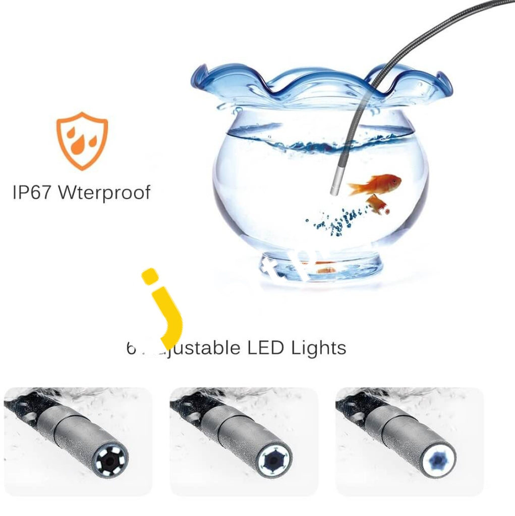 DBPOWER Professional Digital Endoscope with 3M Probe, 3.5" Color LCD U ...