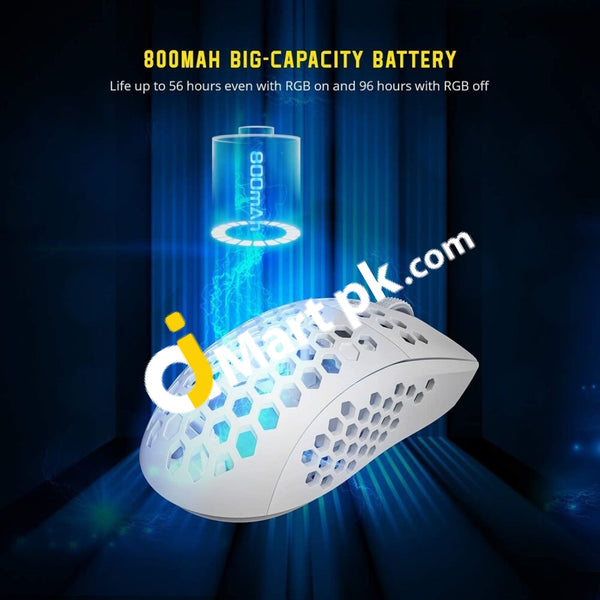 DREVO Falcon Wireless Gaming Mouse with Full RGB PAW3335 Optical Senso ...