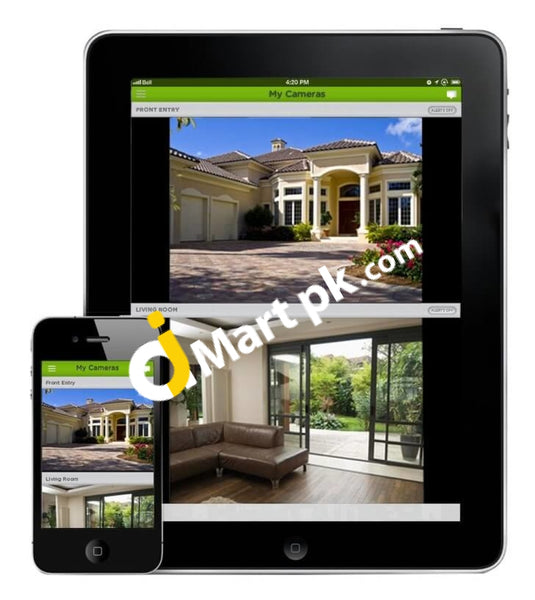 iZON View Stem Double Wi-Fi Video Camera with Night Vision for iOS & A ...