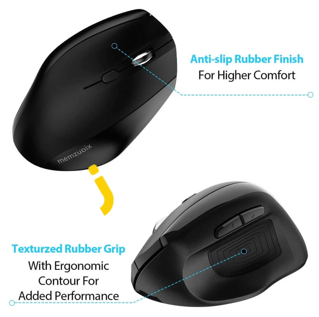 Silvercrest Wireless Vertical Ergonomic Mouse - Imported from UK – AJMartPK