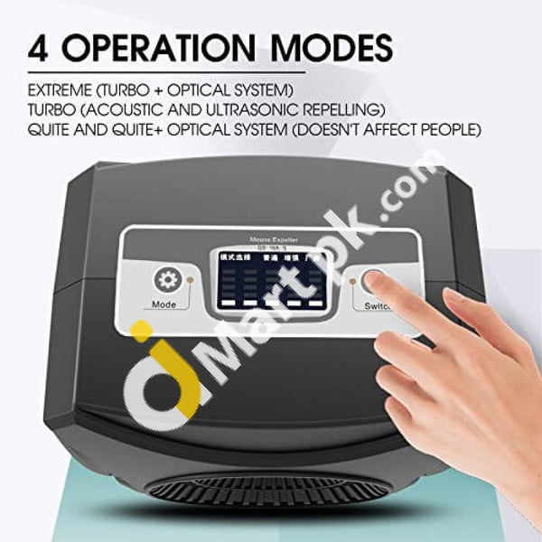 Ultrasonic Mouse Expeller with 6 Ultrasonic Transducers & LED Flashlig ...