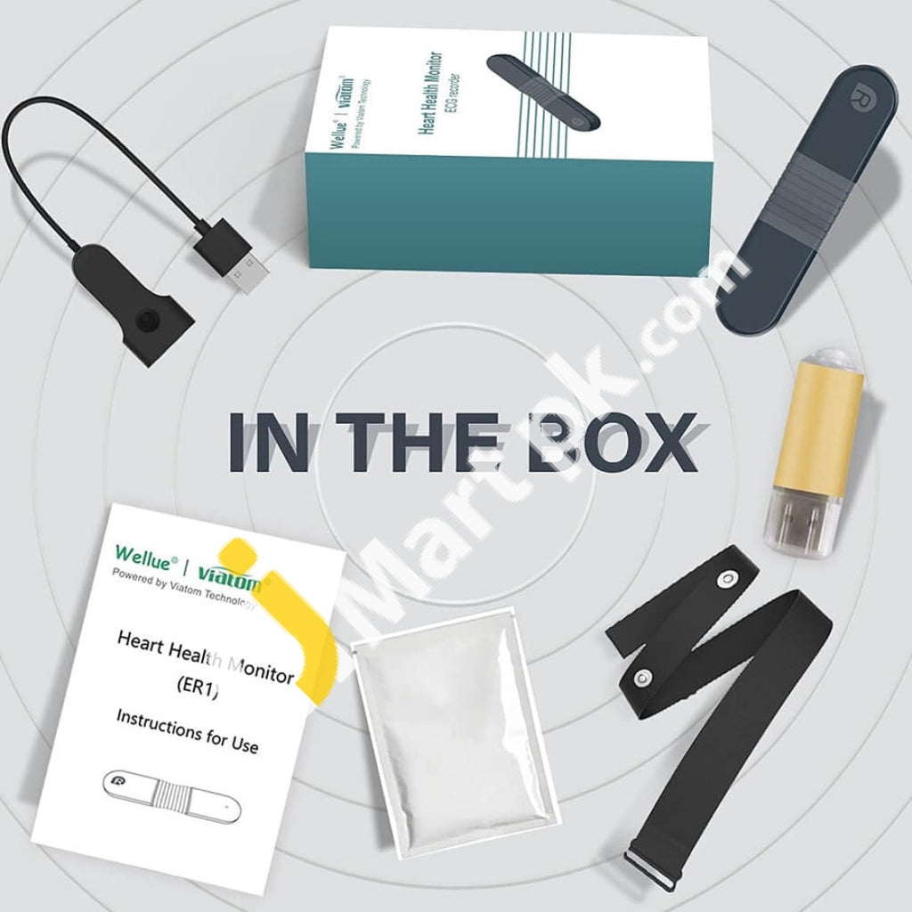 Wellue Viatom Heart Health Monitor, Professional Holter Recorder with ...